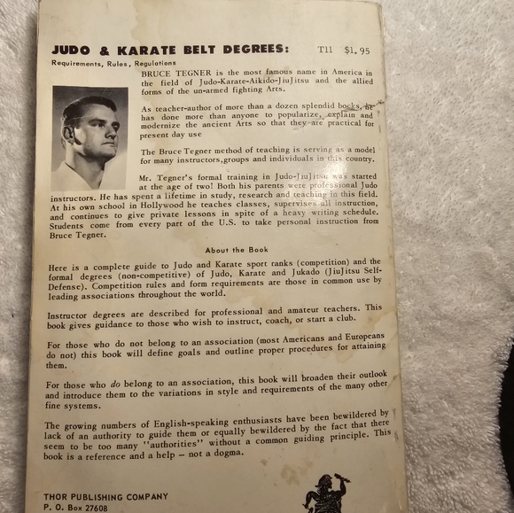 Other | Bruce Tegner Bruce Tegner Judo And Karate Belt Degrees | Poshmark